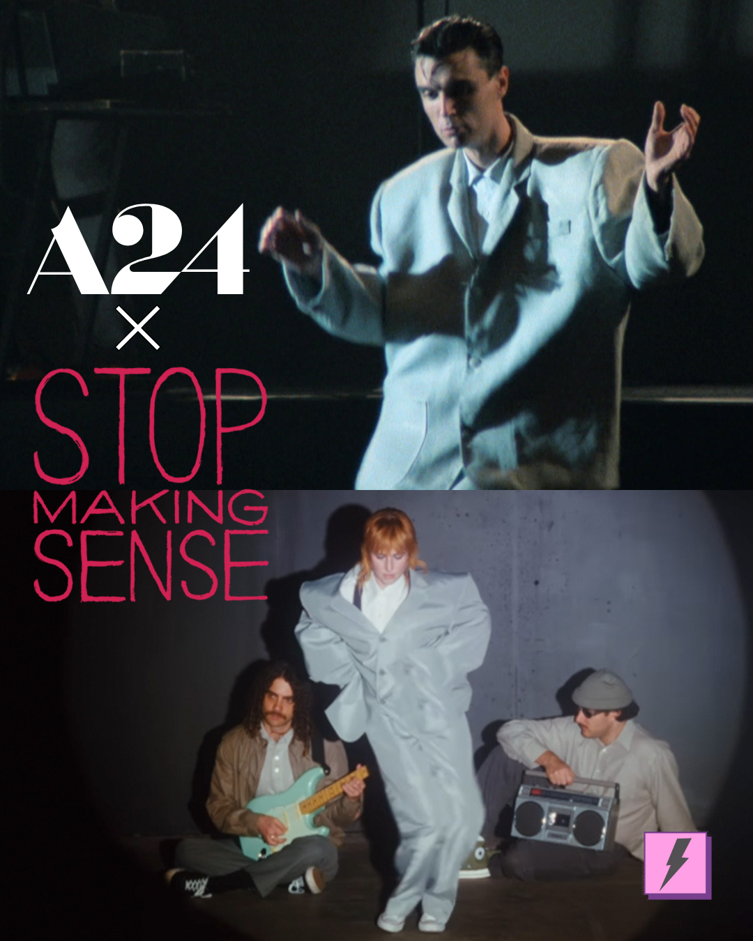 A24 presenta un álbum de versiones de Stop Making Sense de Talking ...